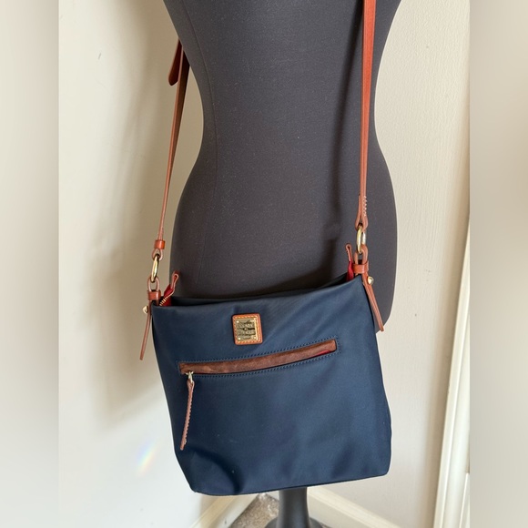 Dooney & Bourke | Bags | Dooney Bourke Blue And Brown Bag | Poshmark